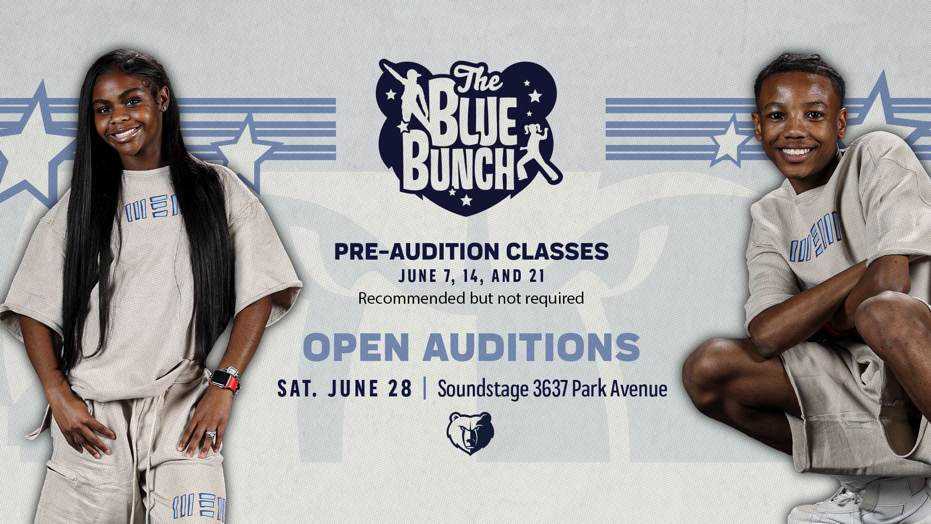 Blue Bunch Auditions | Memphis Grizzlies